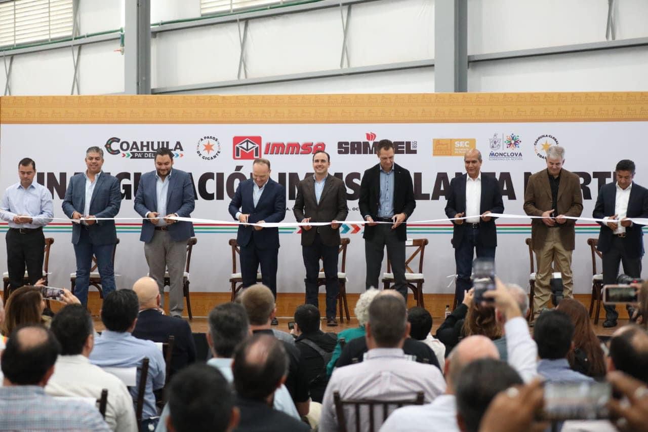 Inauguran IMMSA planta en Monclova - NRT México