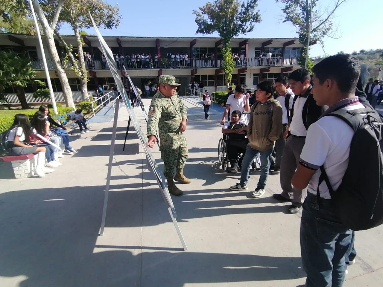 Sedena visitó el Cbtis 54 en Acuña - NRT México