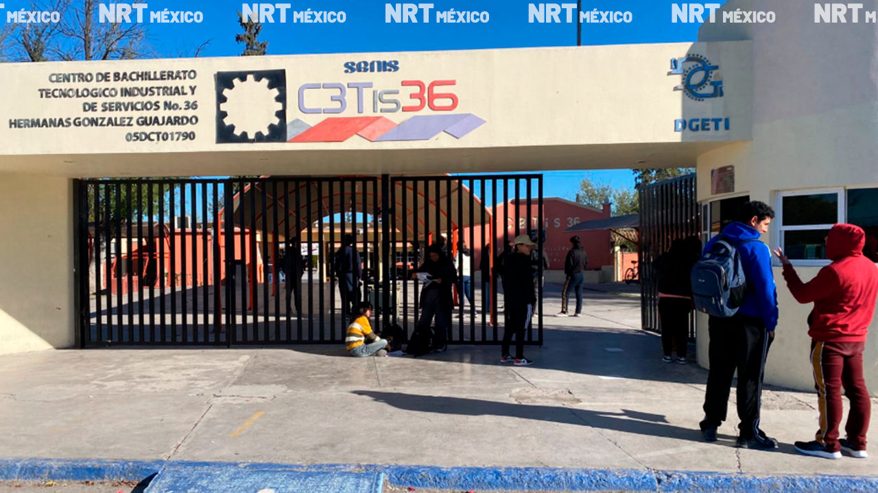 Padres denuncian que en CBtis 36 dejan fuera a los alumnos - NRT México