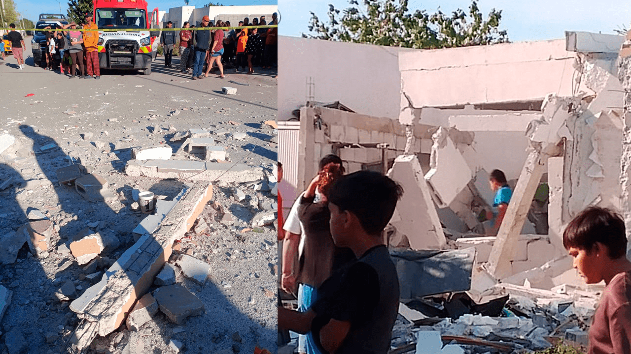 Explosión por fuga de gas derriba casa en Coahuila - NRT México